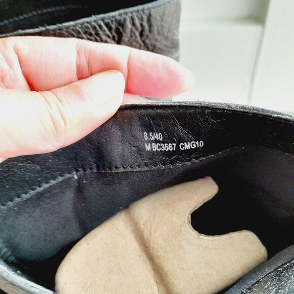 b.o.c. | Shoes | Boc Leather Chunky Comfort Buckle Mid Calf Scrunchie ...